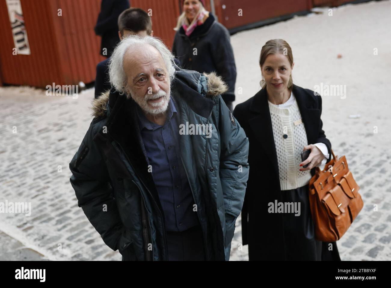 Stockholm, Sweden. 06th Dec, 2023. Nobel Prize laureate Pierre Agostini ...