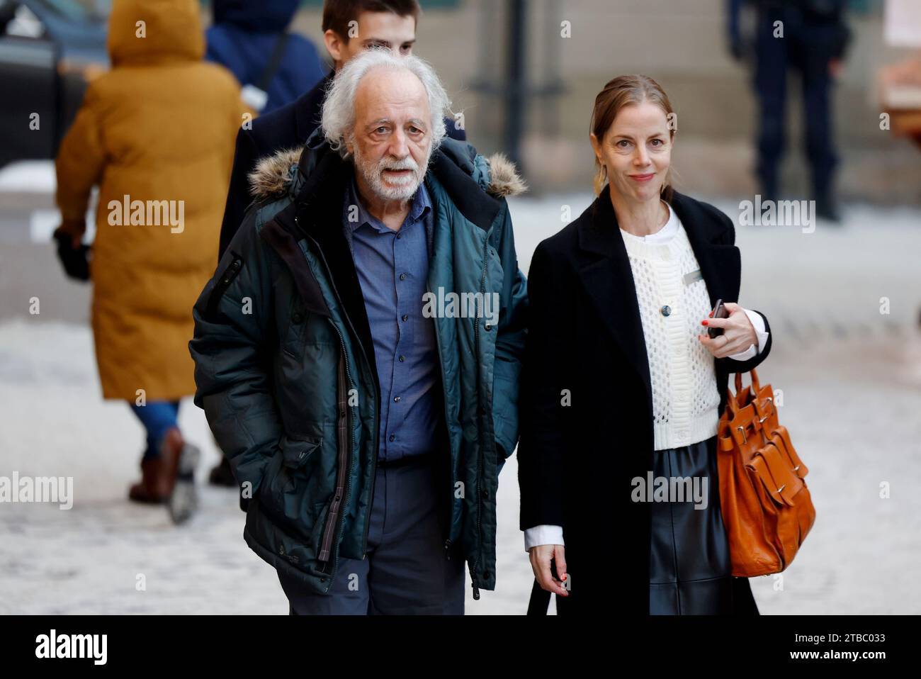 Stockholm, Sweden. 06th Dec, 2023. Nobel Prize laureate Pierre Agostini ...