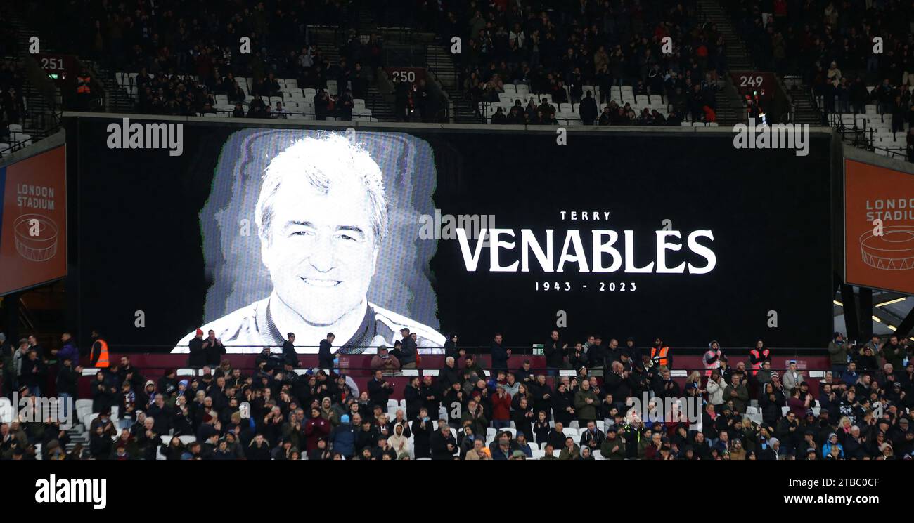 Remembering Terry Venables on the big screen at The London Stadium ...