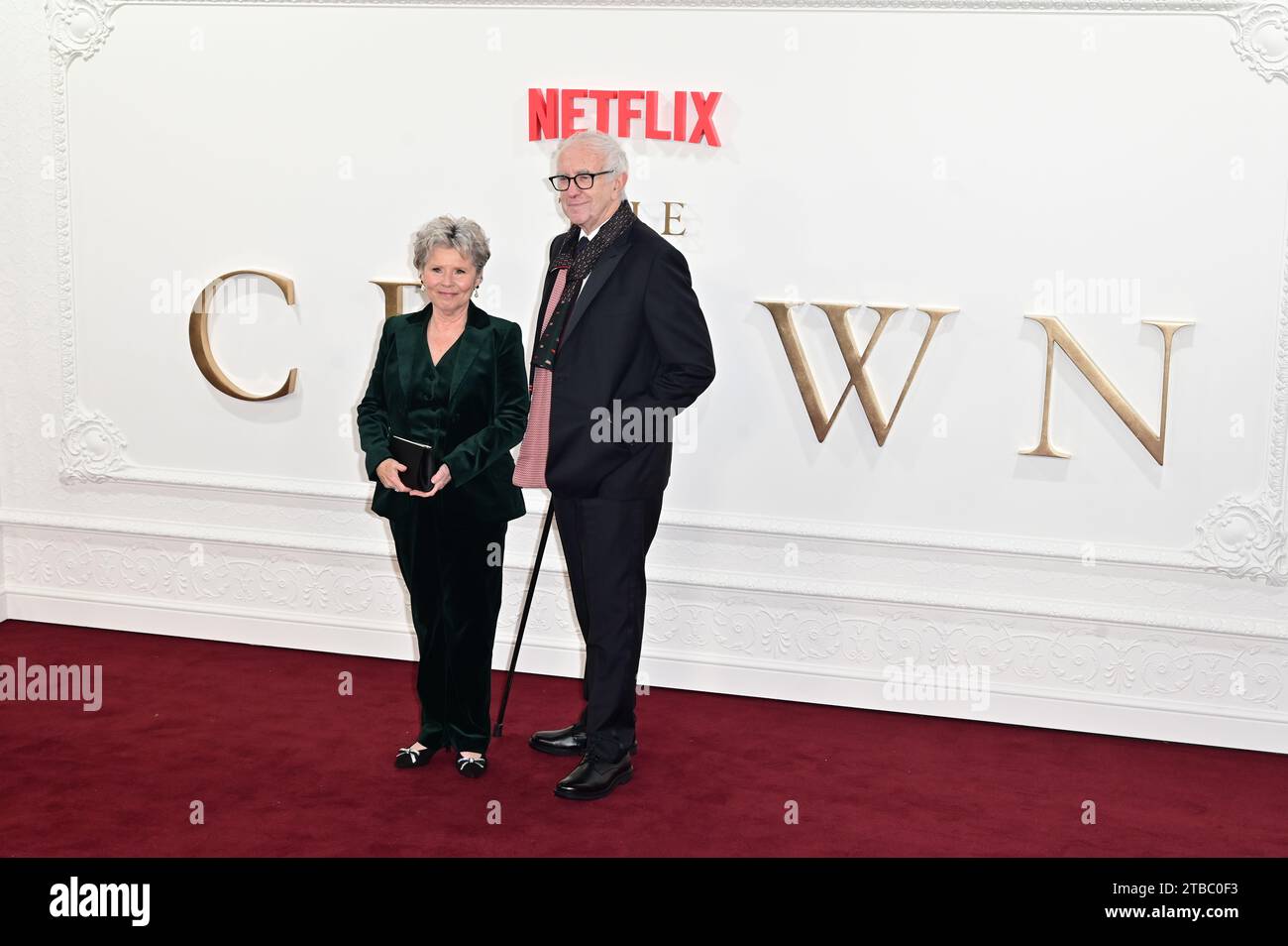 London, UK. 5th Dec, 2023. Imelda Staunton and Jonathan Pryceattends ...