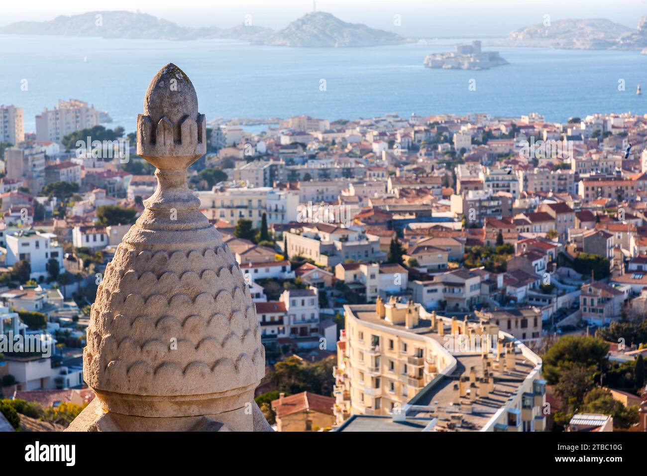 Skyline marseille from boat hi-res stock photography and images - Alamy