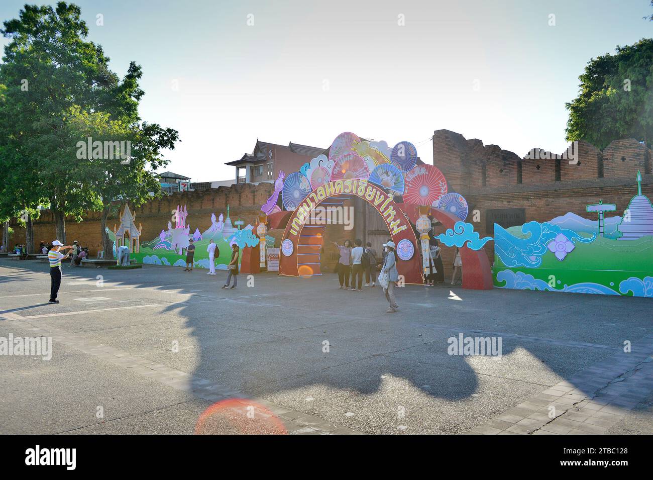 Tha Phae Gate Old City Chiang Mai Thailand Stock Photo - Alamy