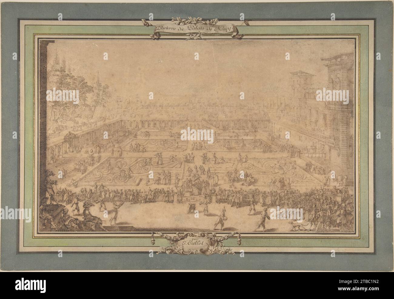 Parterre du Palais de Nancy / The Garden Palace of Nancy 1955 by ...