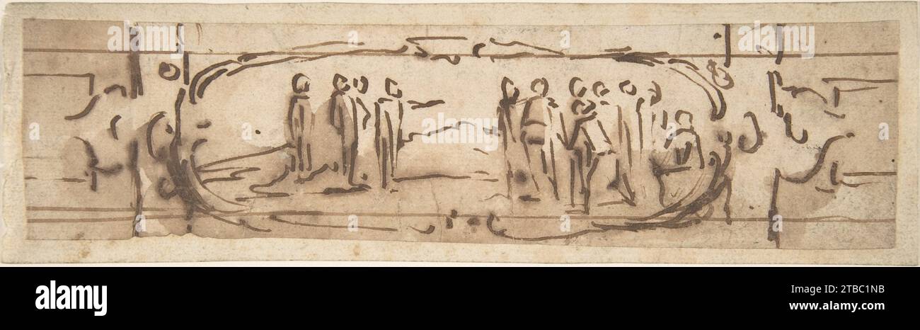 Drawing for a Cartouche 1956 by Jacques Callot Stock Photo - Alamy