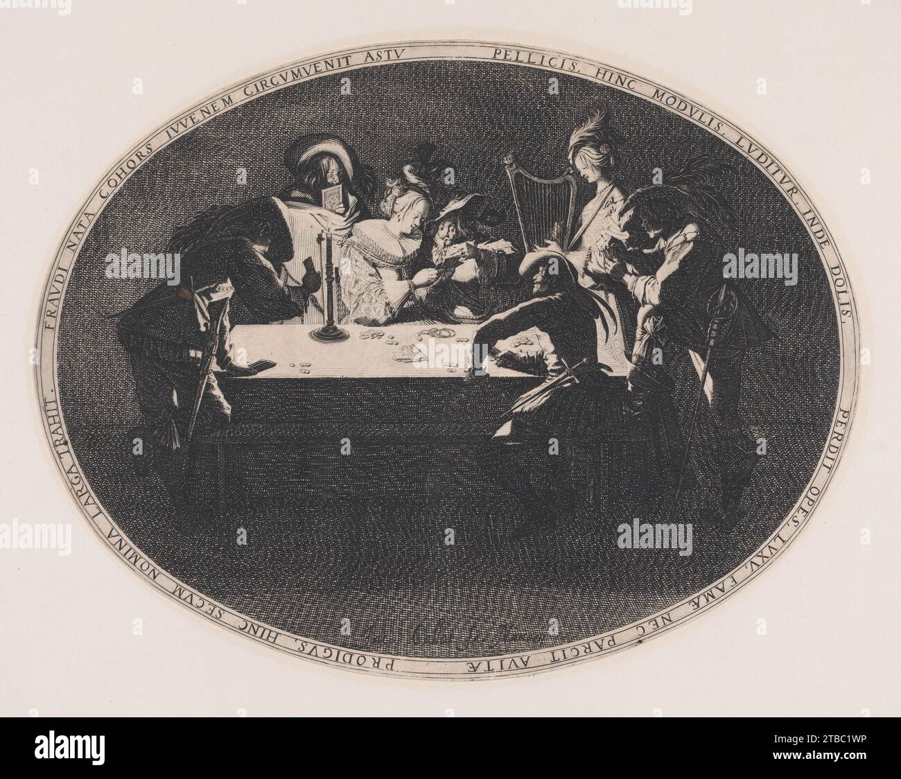 Le Brelan, piece appelee aussi Les Joueurs de Cartes et L'Enfant ...