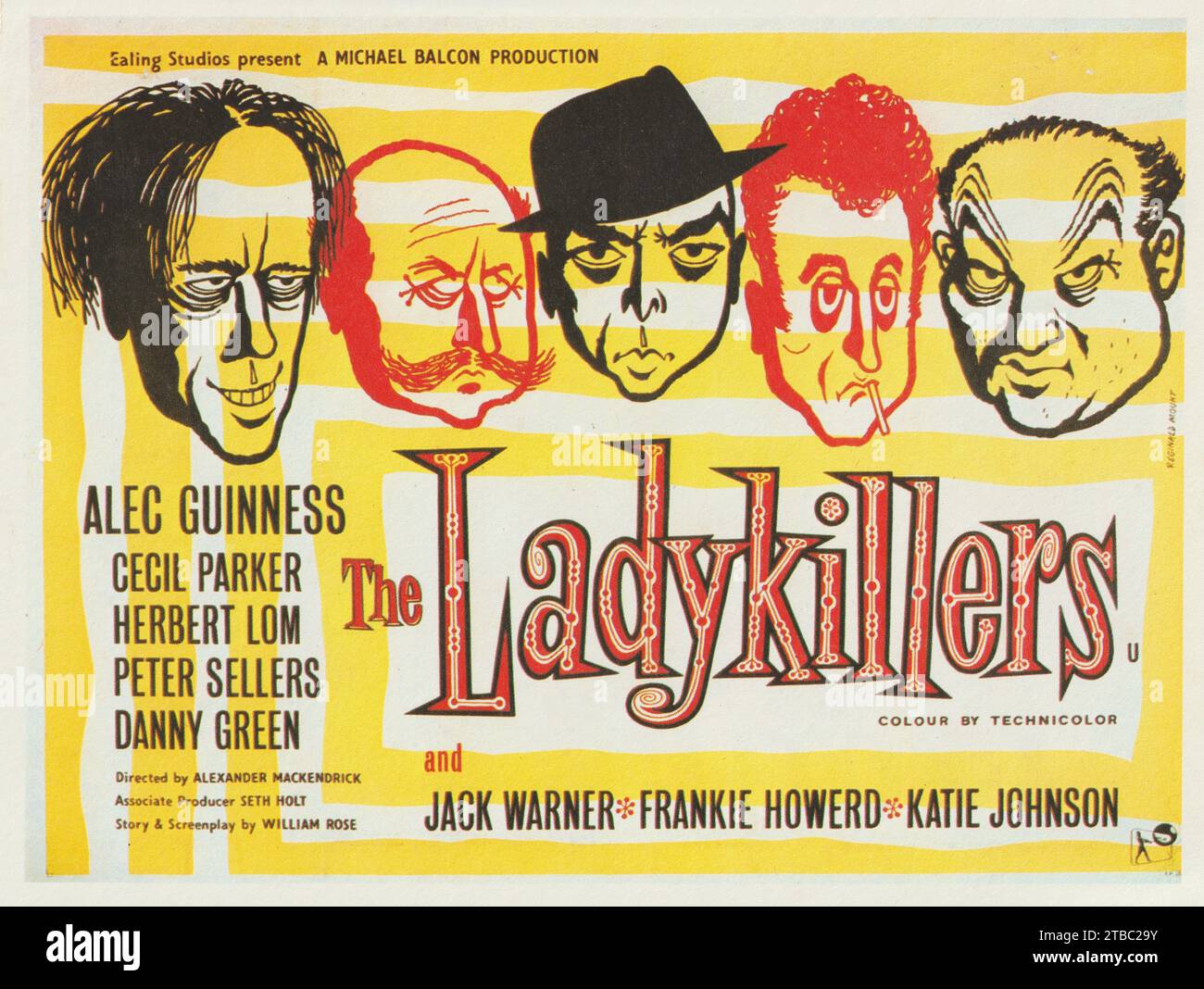 The Ladykillers (Rank, 1955). Starring Alec Guinness, Herbert Lom ...