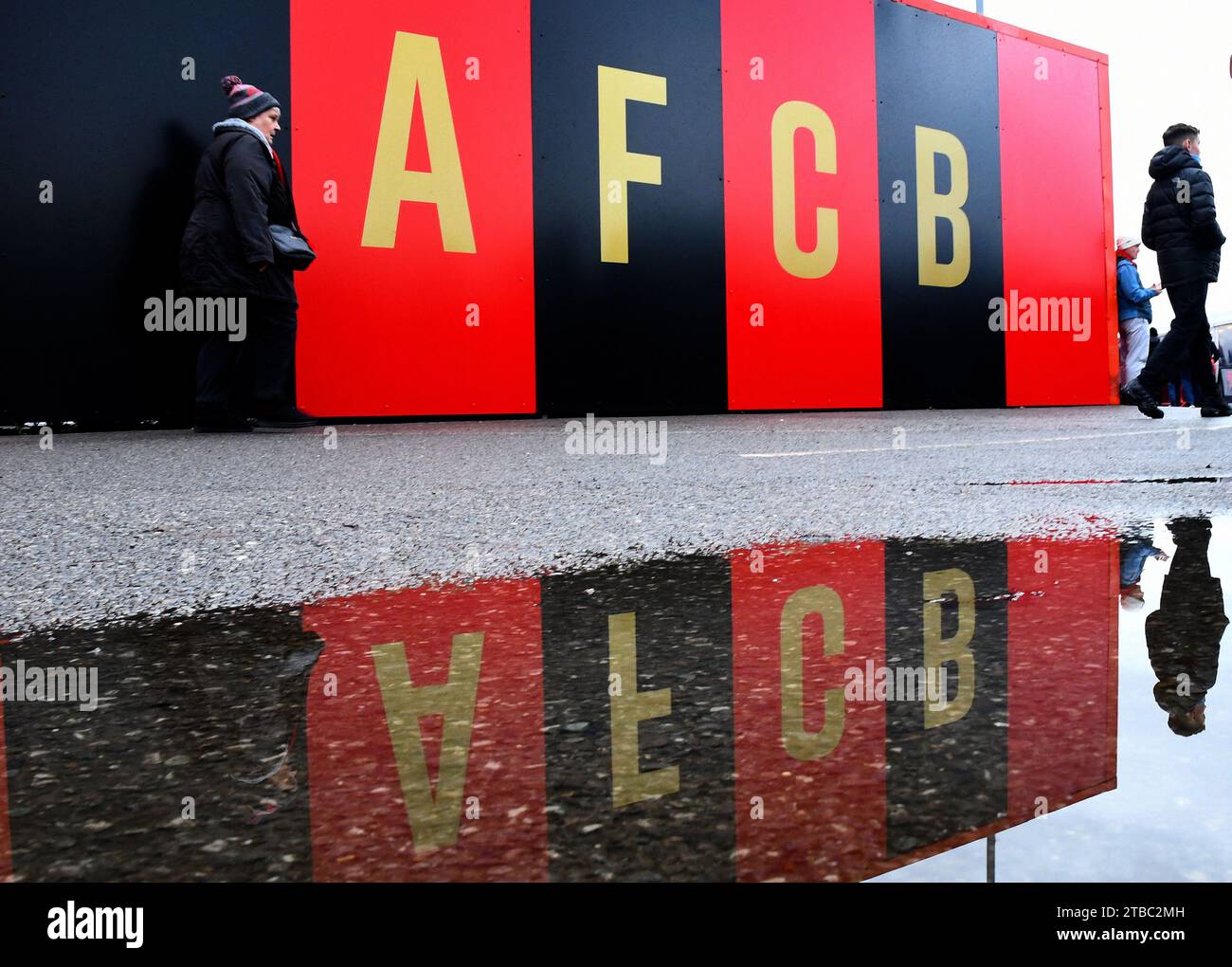 Fans arrive at the ground - AFC Bournemouth v Aston Villa, Premier ...