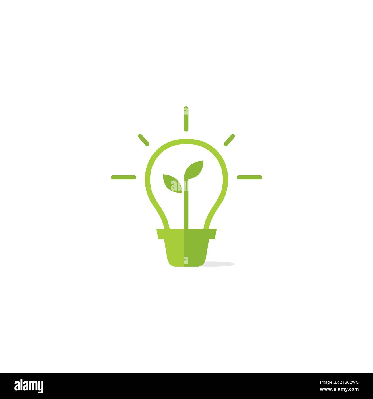 plant grow idea logo. Lamp Idea Logo. Smart Idea Logo Stock Vector ...