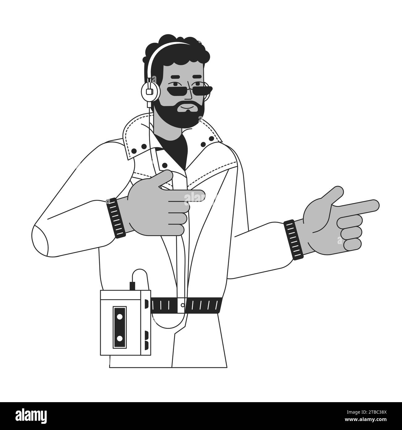 Bearded gen z Cut Out Stock Images & Pictures - Alamy