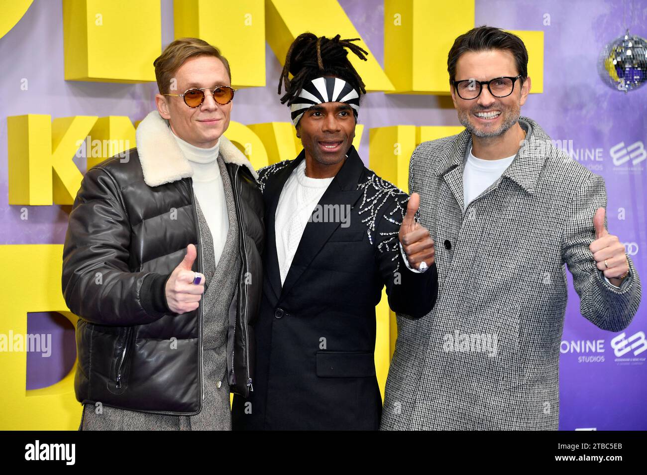 Matthias Schweighöfer, Fabrice Morvan und Simon Verhoeven bei der ...