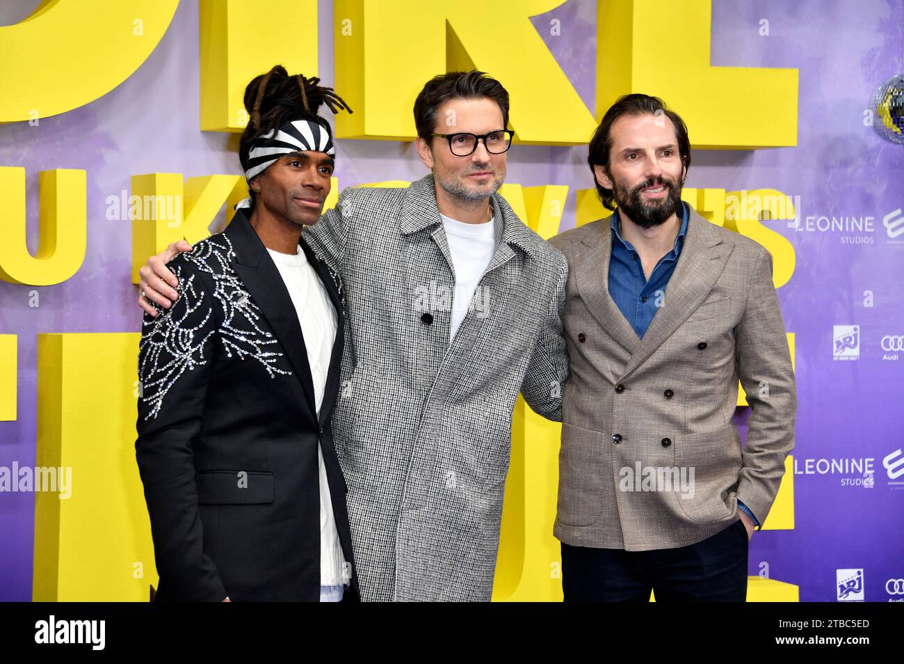 Fabrice Morvan, Simon Verhoeven und Quirin Berg bei der Premiere des ...