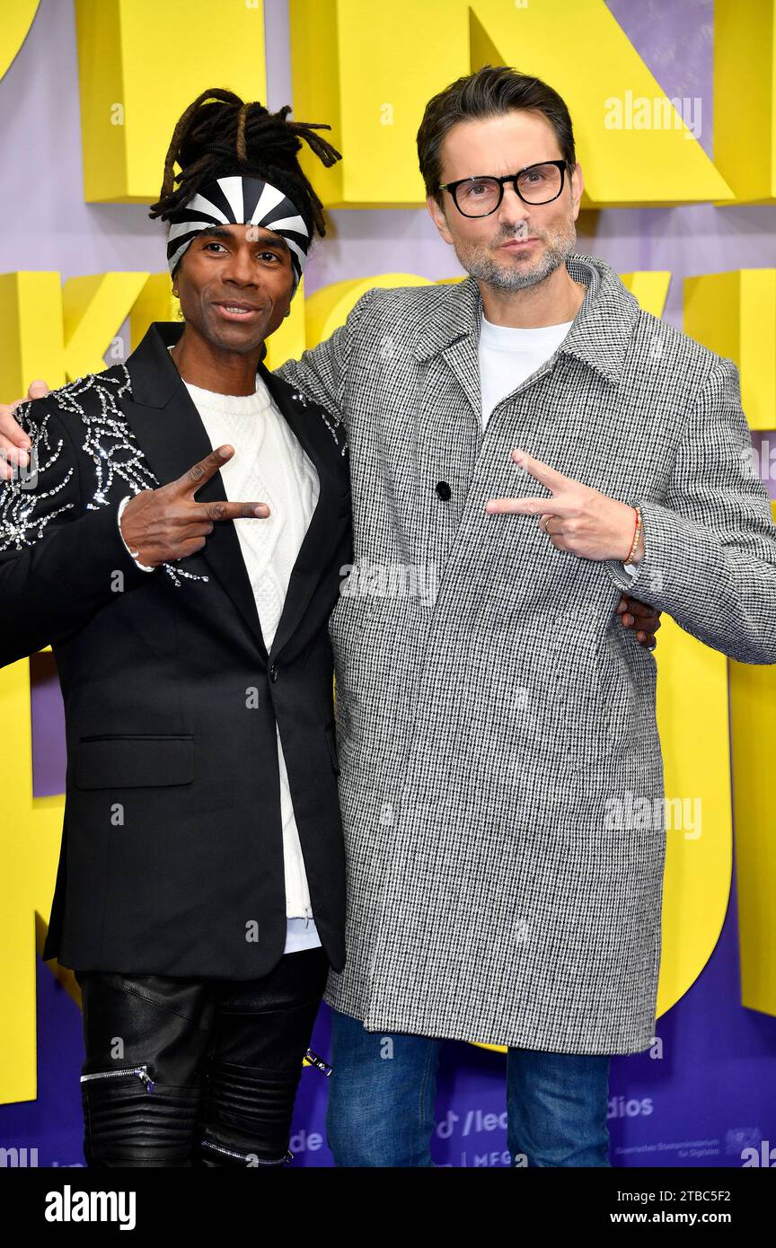 Fabrice Morvan und Simon Verhoeven bei der Premiere des Kinofilms 'Girl ...