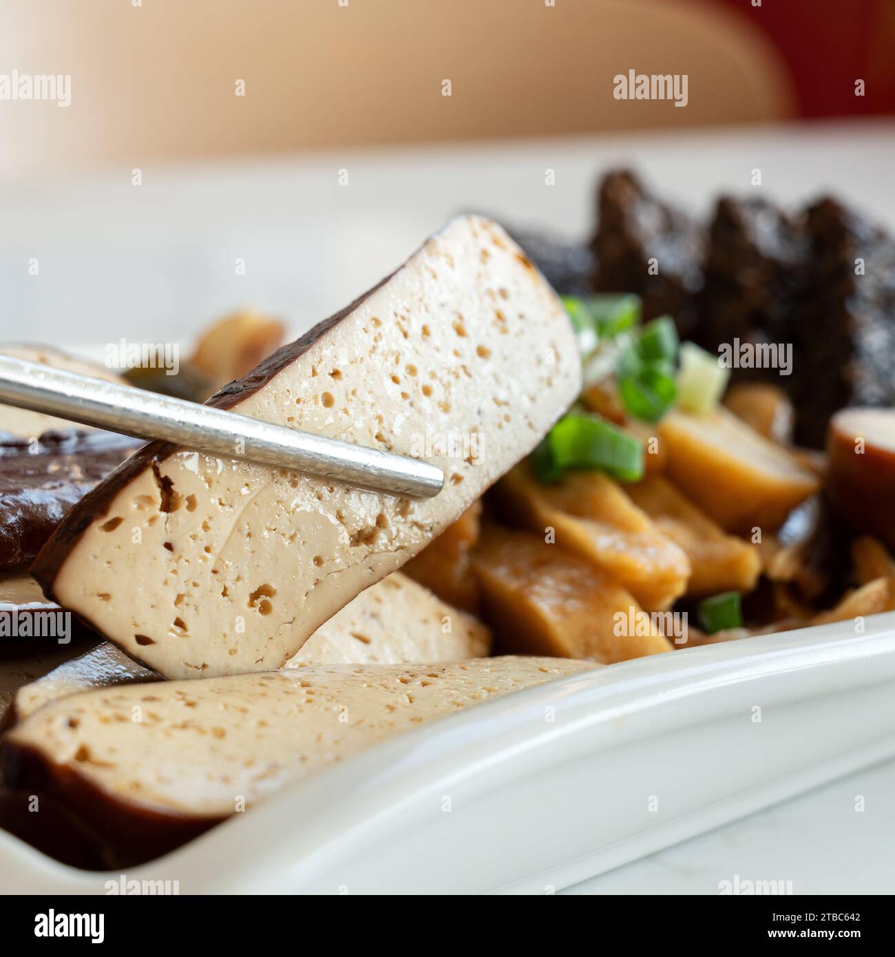 Delicious Taiwanese traditional mixed lu wei, lou mei, braised dishes ...