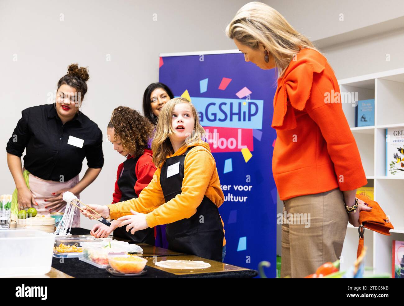 Rotterdam, Netherlands. 06th Dec, 2023. ROTTERDAM - Queen Maxima during ...
