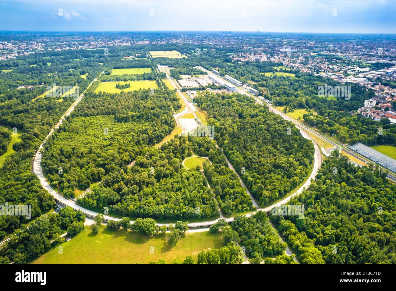 Monza aerial view hi-res stock photography and images - Alamy