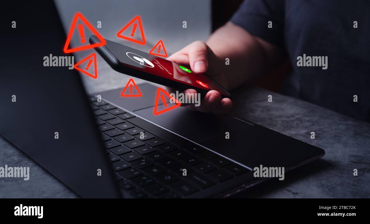 Woman receiving unwanted call. Phone call from anonymous number. Scam ... Woman receiving unwanted call. Phone call from anonymous number. Scam ...
