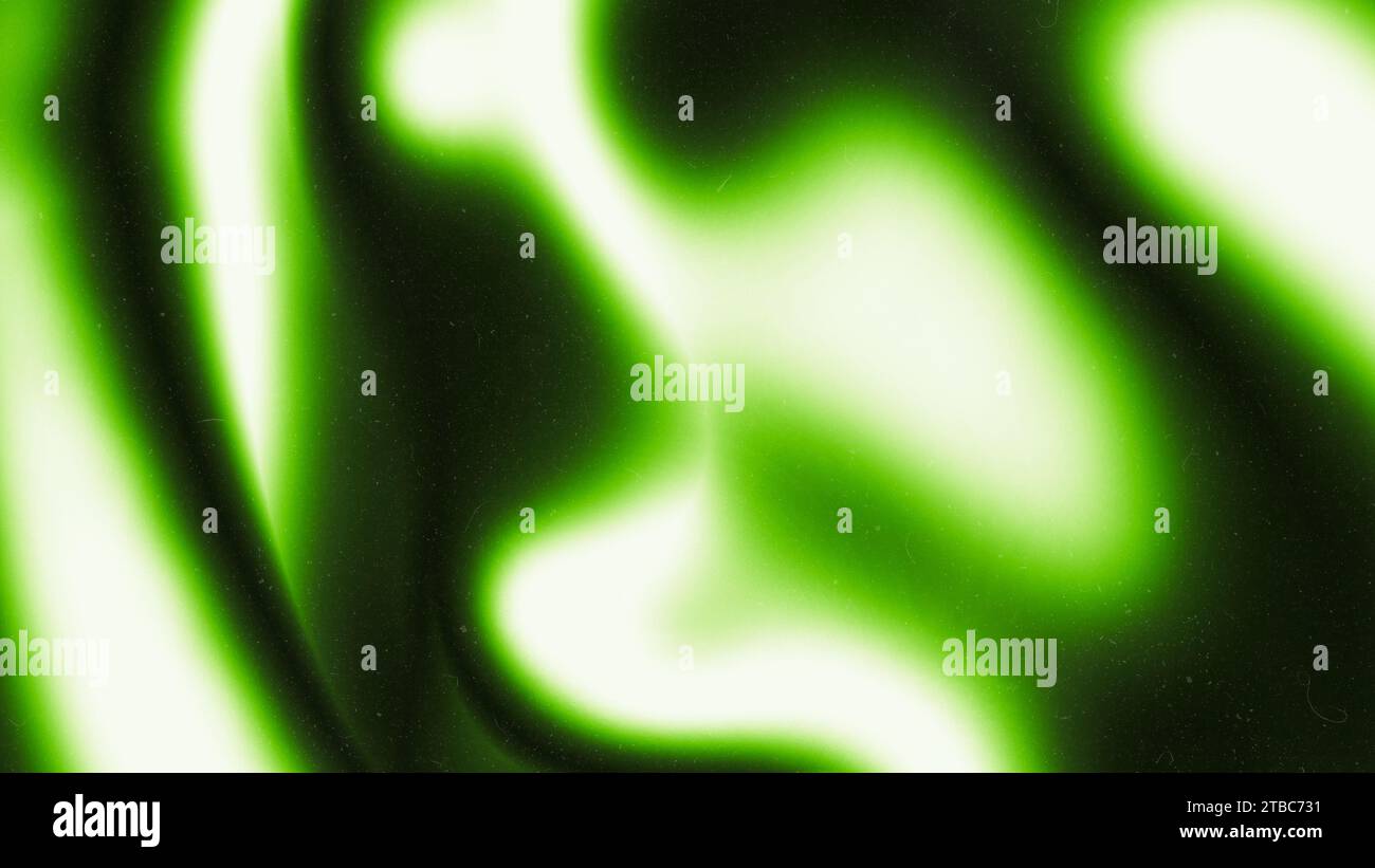 Green, yellow and black wave gradient grainy background. Illuminated ...