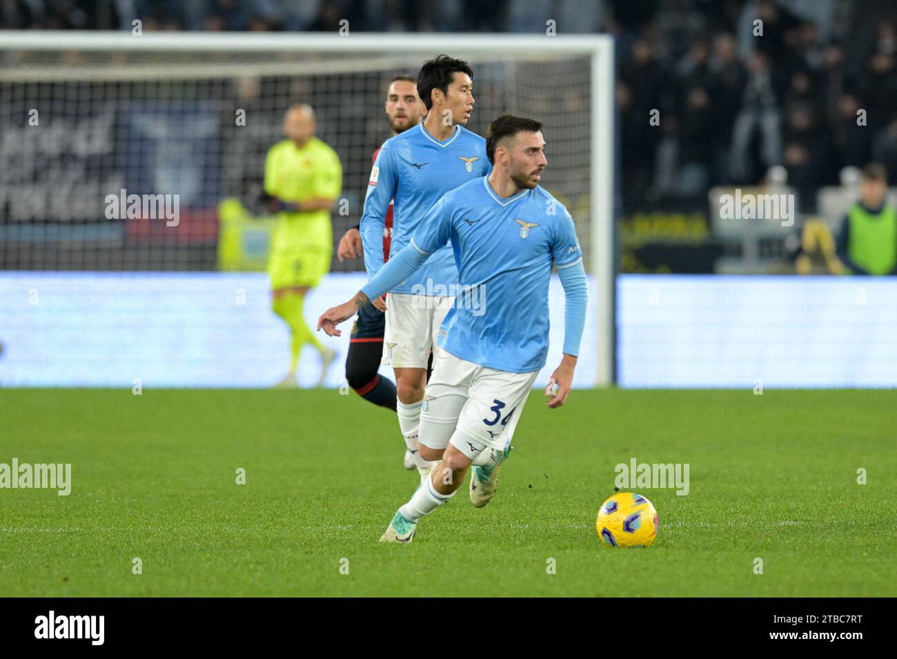 Mario Gila of SS Lazio during Coppa Italia Football Match, Lazio vs ...