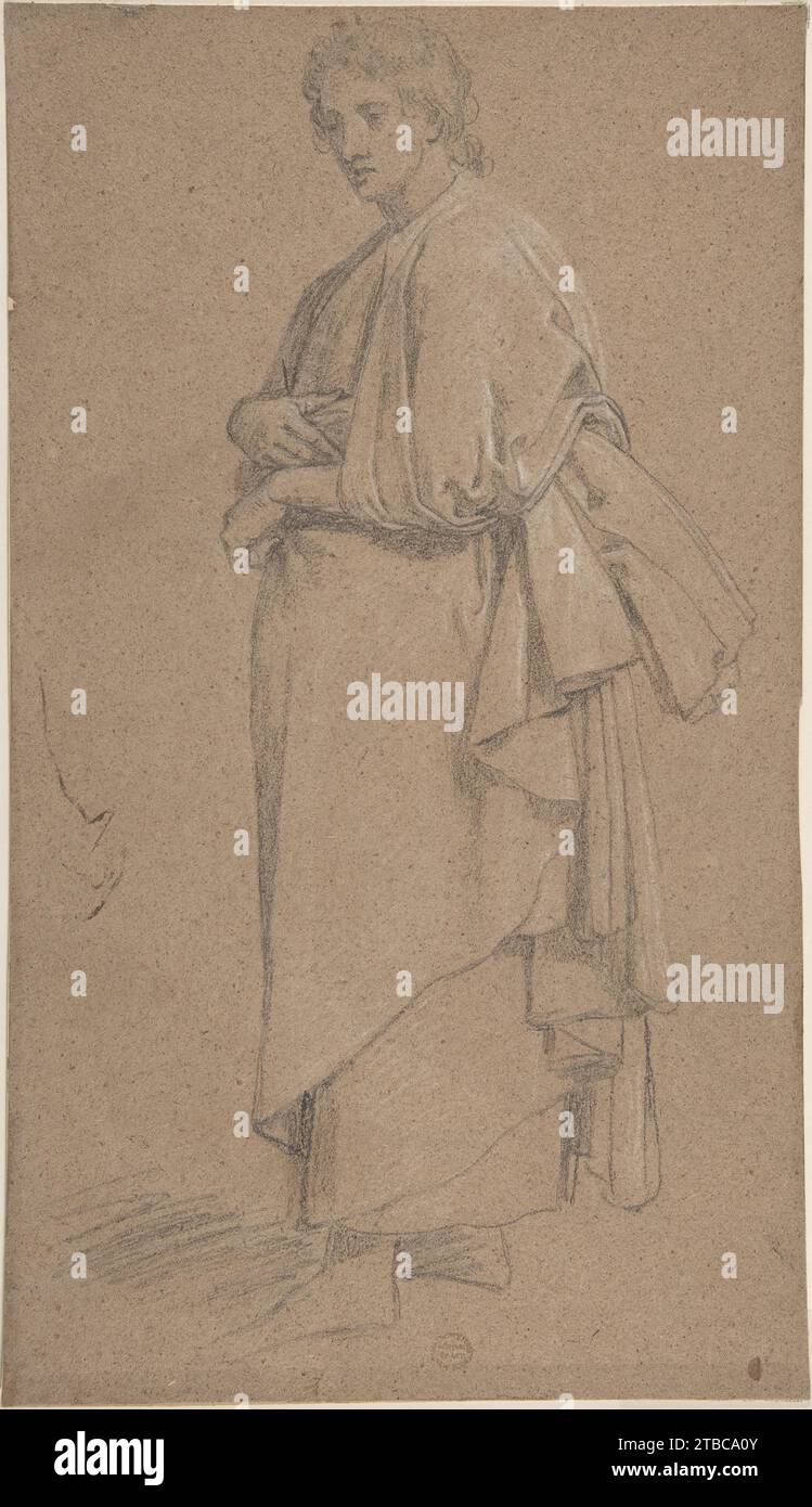 Man in Roman Toga 1887 by Anonymous, French, 18th century Stock Photo ...