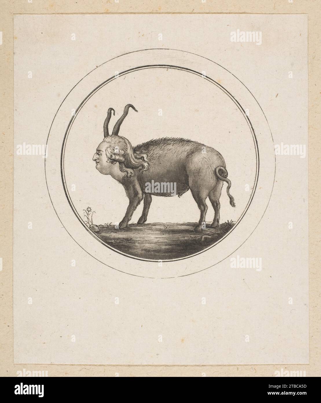 Caricature Showing Louis XVI as a Ram 1962 by Anonymous, French, 18th ...