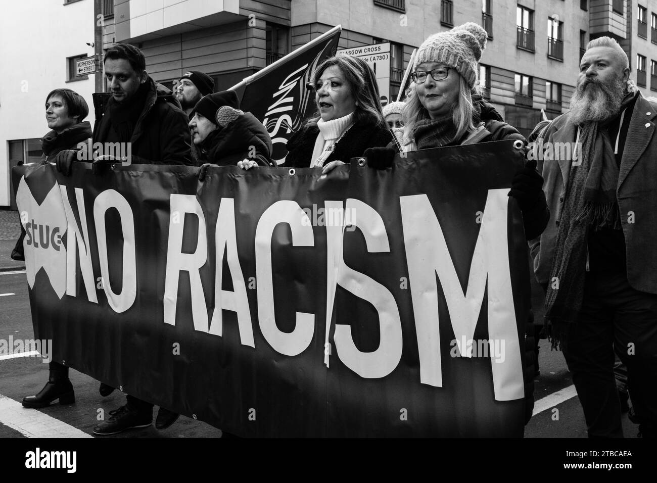 Anti racism support Black and White Stock Photos & Images - Alamy