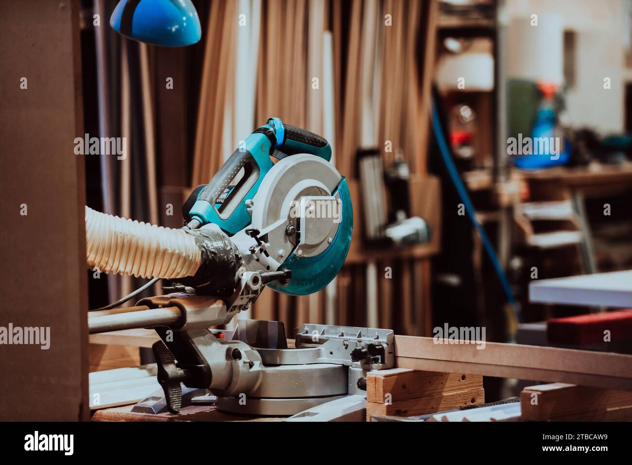 A state-of-the-art CNC machine in a modern wood processing facility ...