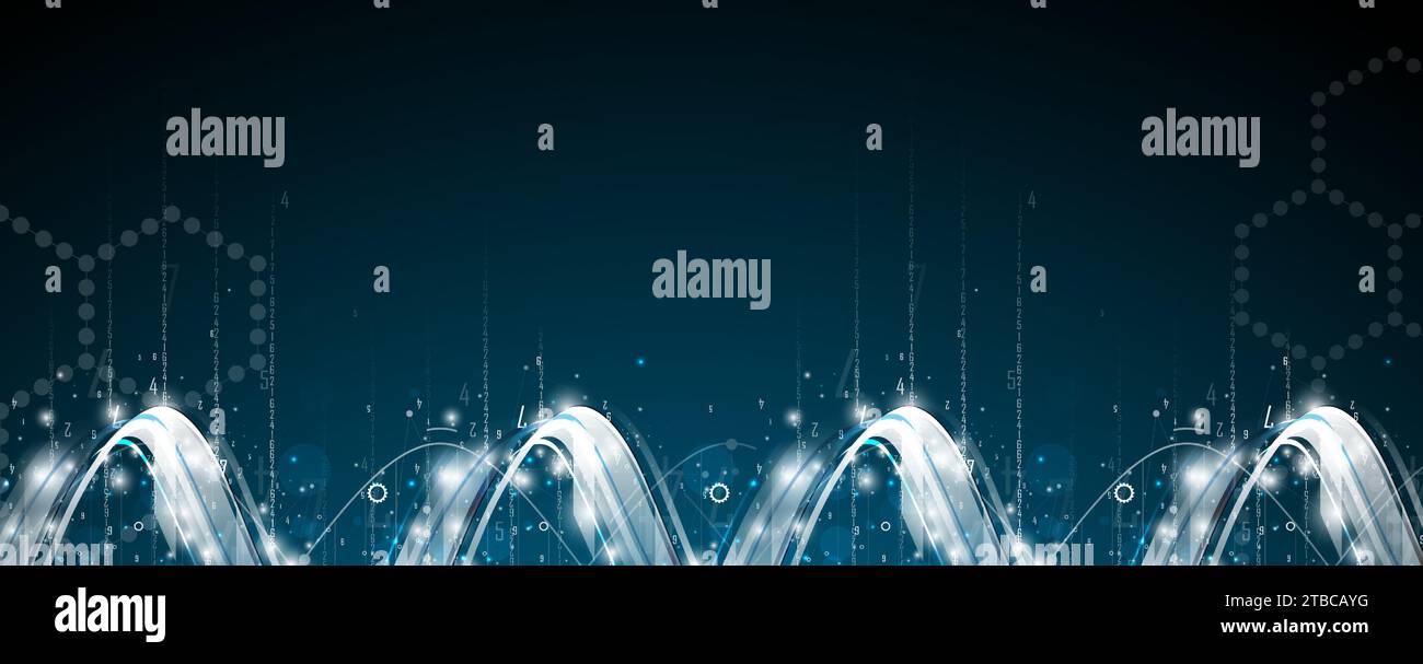 Abstract DNA technology. Science medical concept. Futuristic background ...