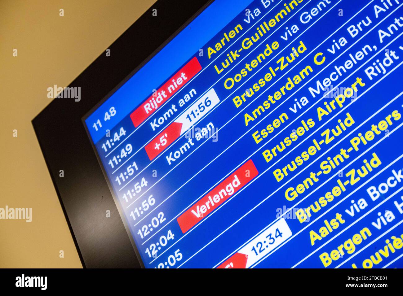 Brussels, Belgium. 06th Dec, 2023. Illustration picture shows a sign ...