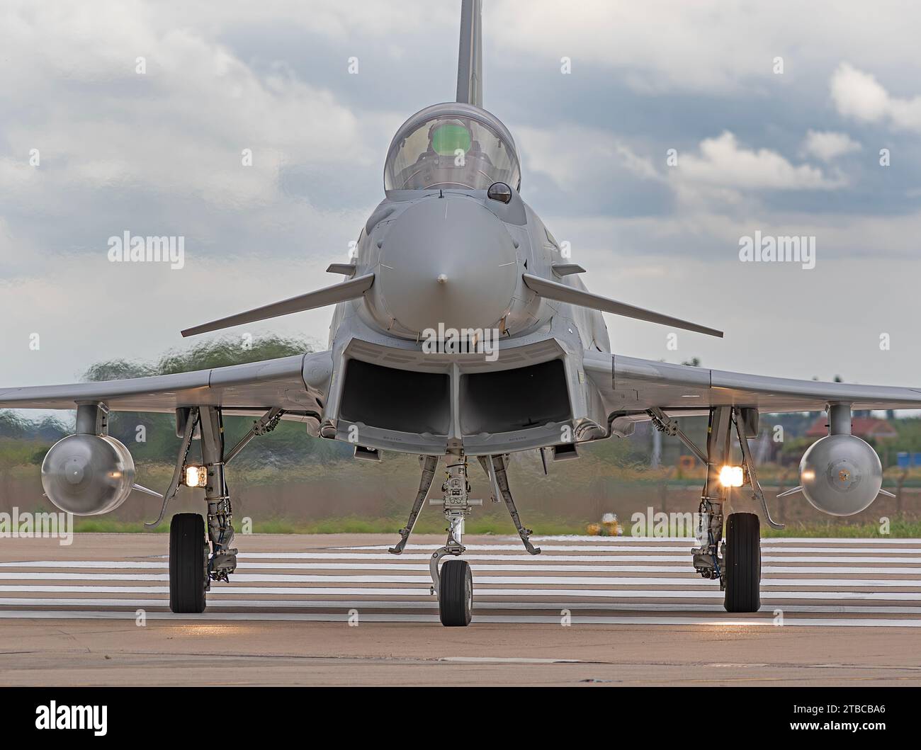 Head On With A Eurofighter Typhoon Up Close And Personal At RAF ...