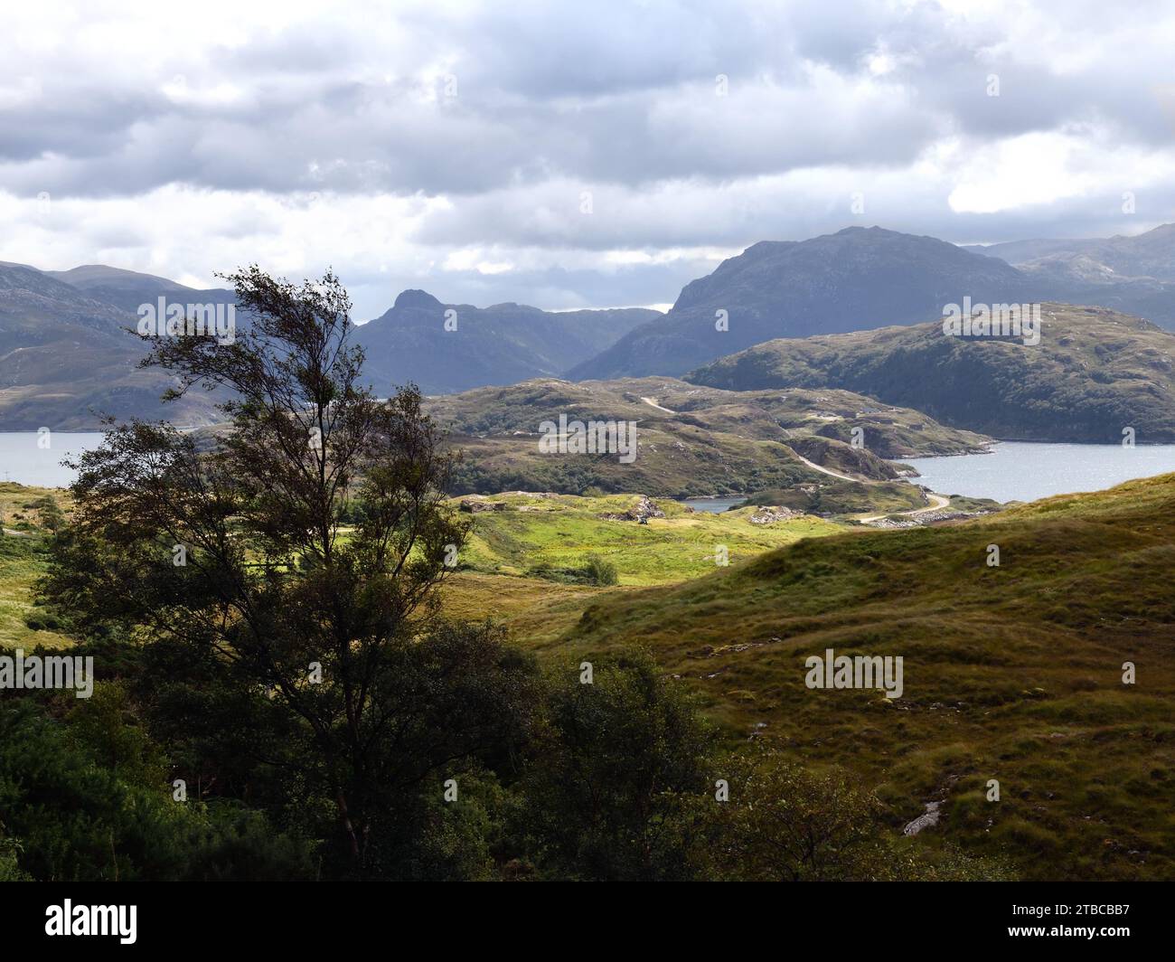 Assynt view point Stock Photo - Alamy
