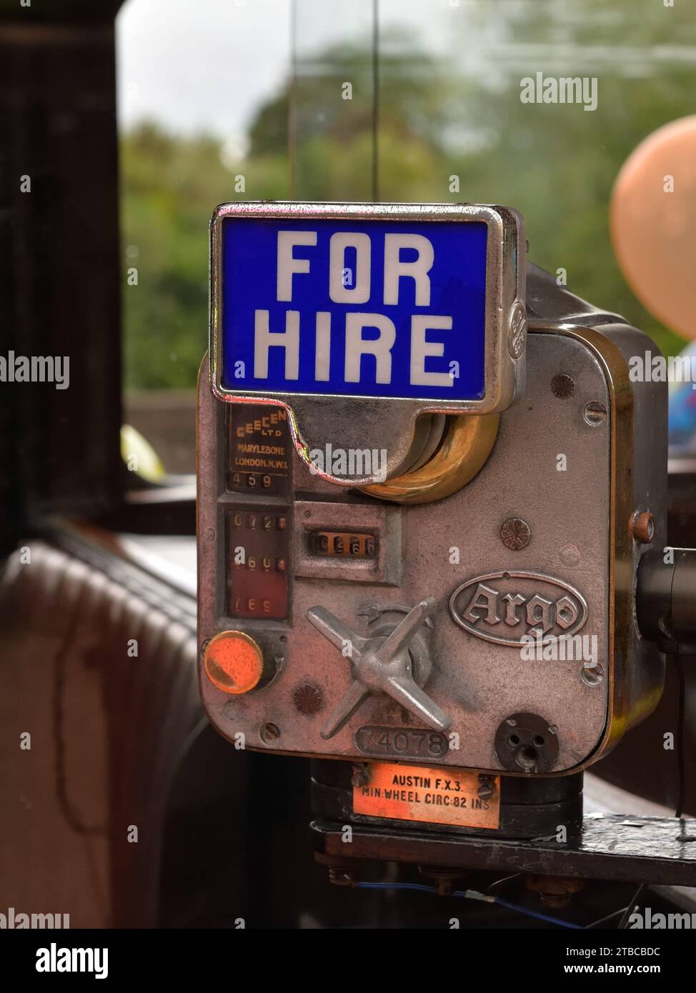 Old taxi meter hi-res stock photography and images - Alamy