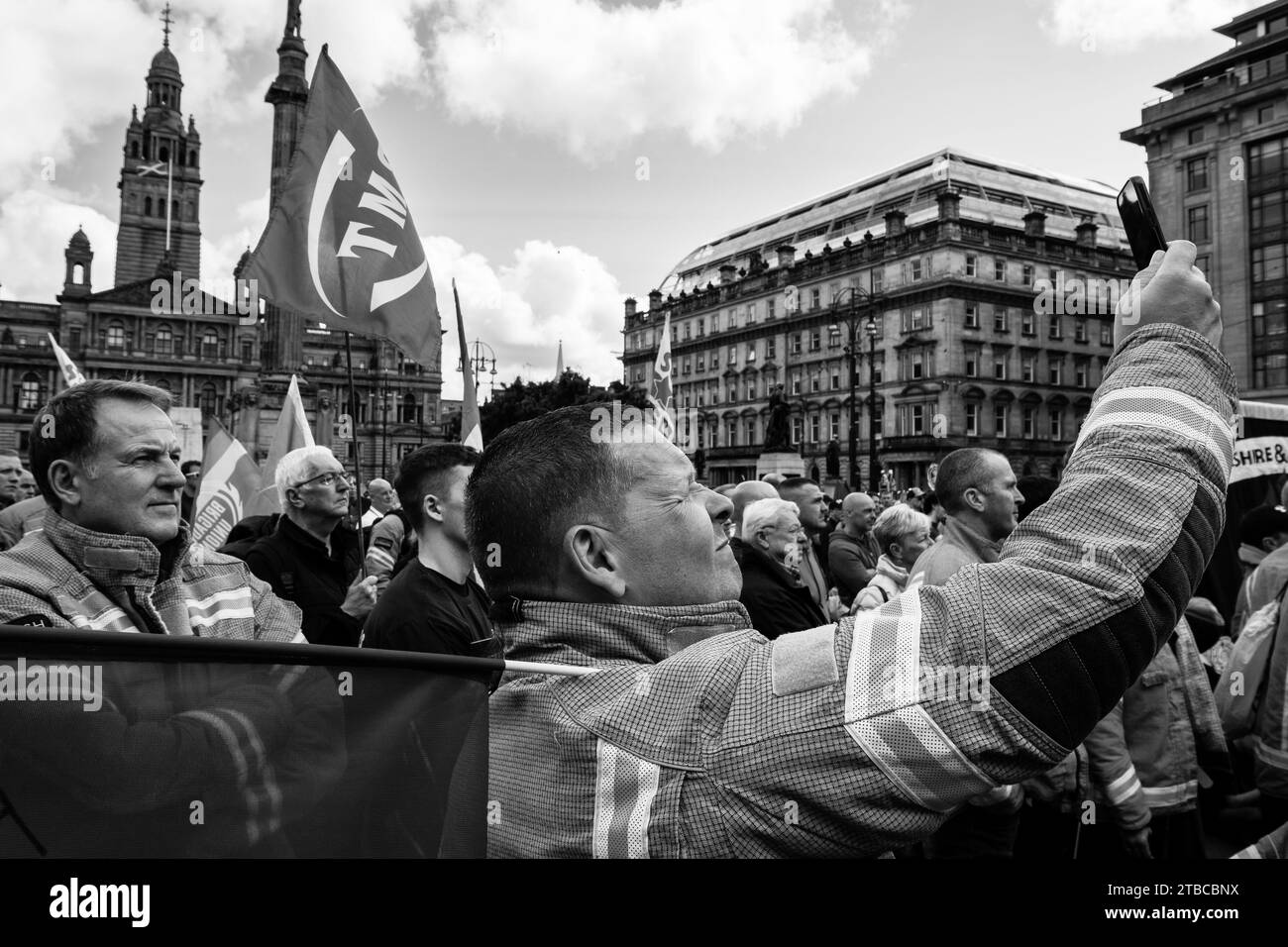 Scottish fire brigades union hi-res stock photography and images - Alamy