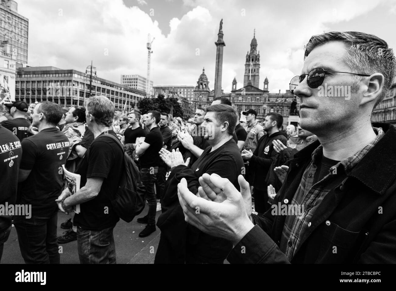 Scottish brigade banner hi-res stock photography and images - Alamy