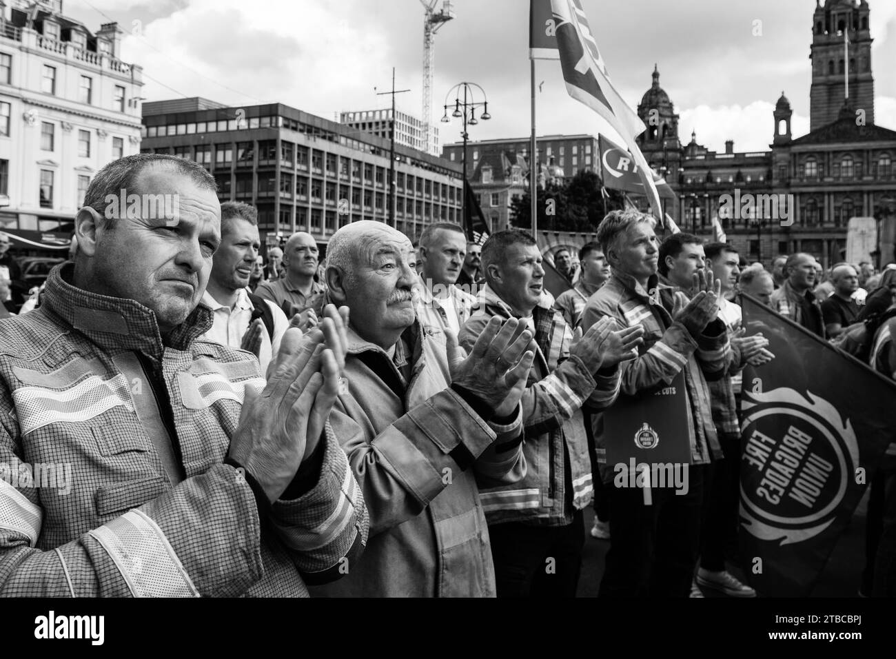 Scottish brigade banner hi-res stock photography and images - Alamy