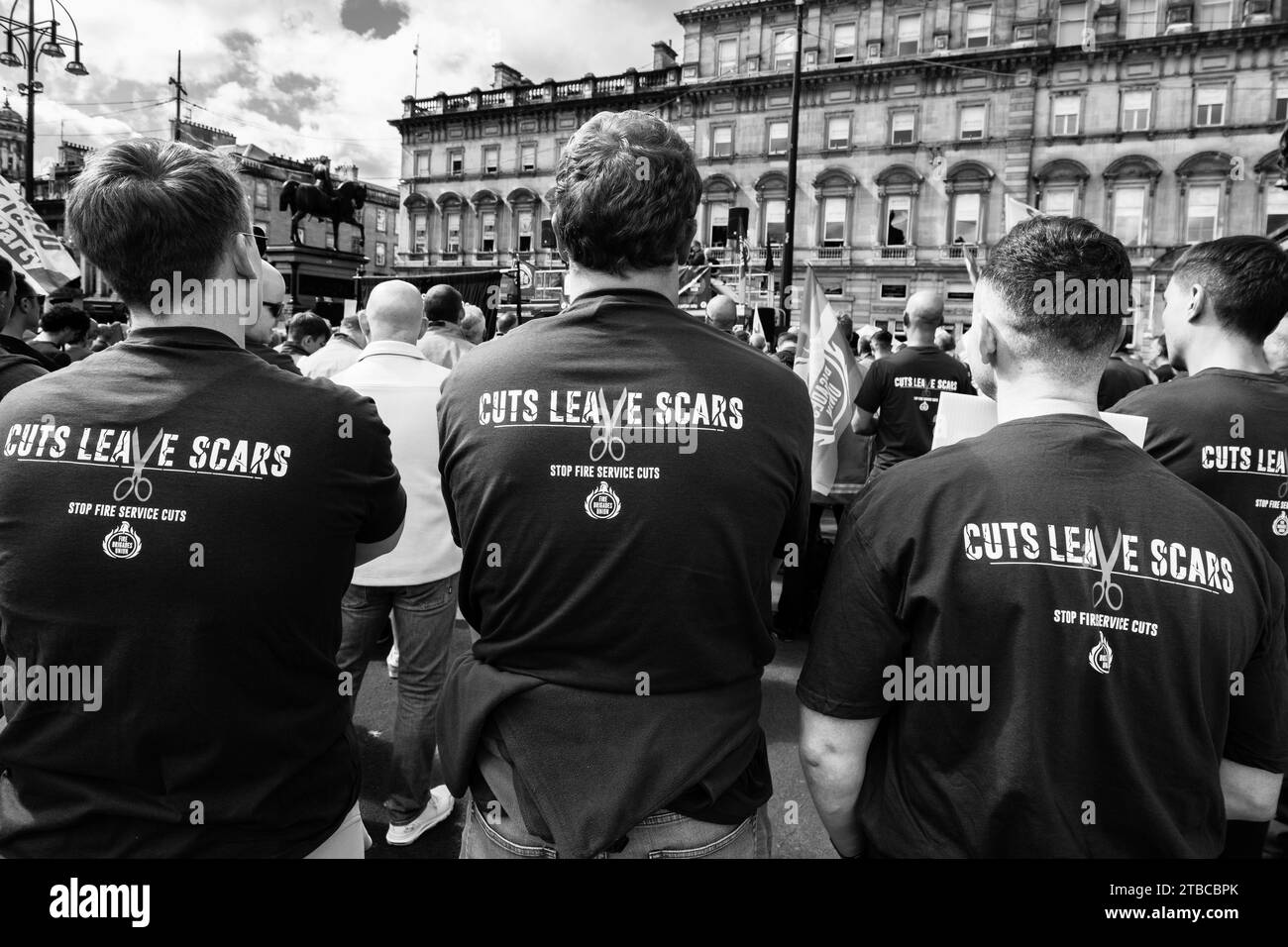 Scottish brigade banner hi-res stock photography and images - Alamy