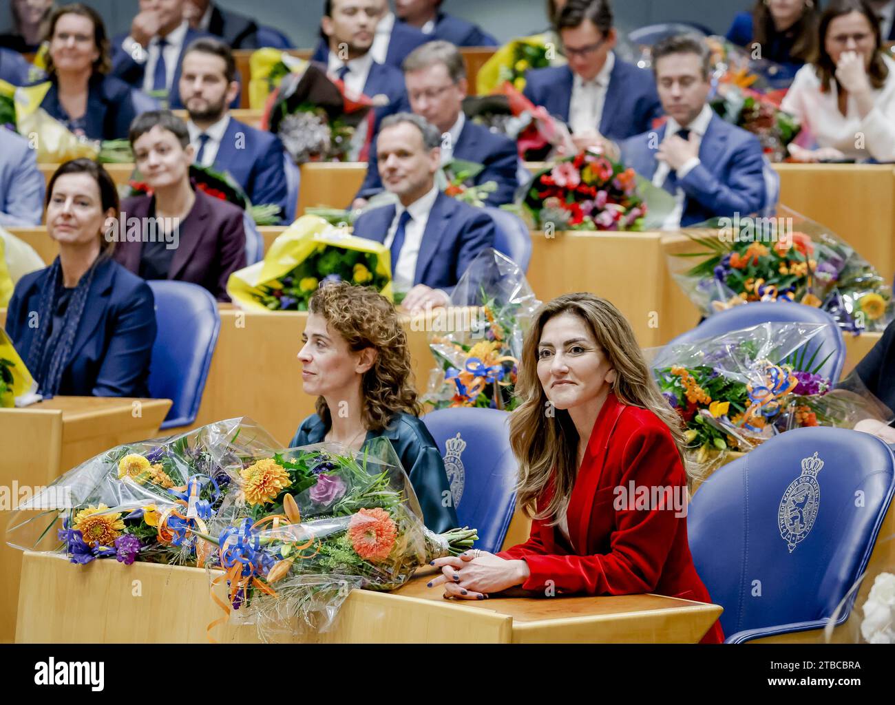The Hague, Netherlands. 06th Dec, 2023. Sophie Hermans (VVD) and Dilan ...
