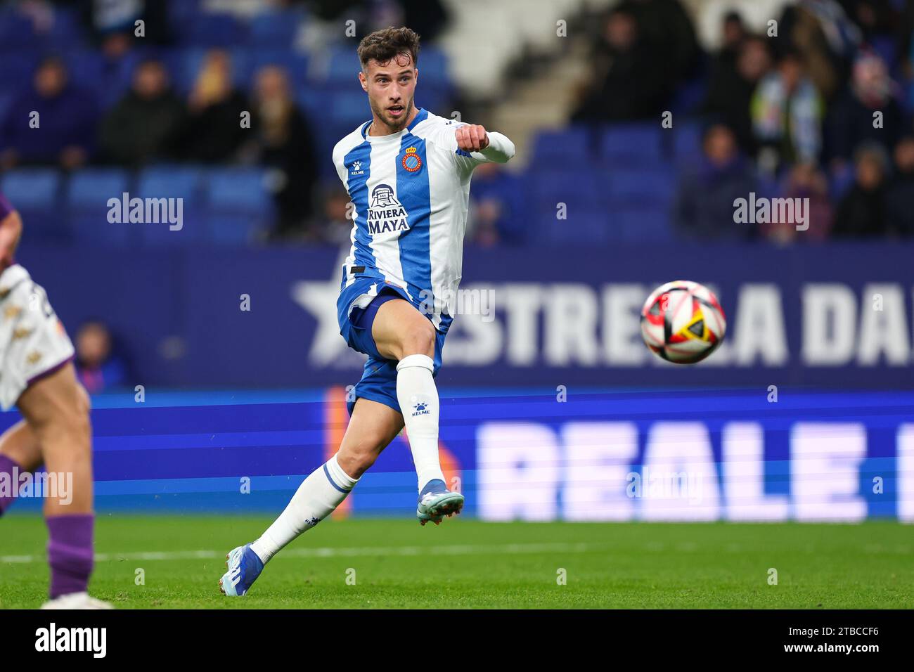 Javi Puado of RCD Espanyol scores a goal during the Spanish Copa del ...