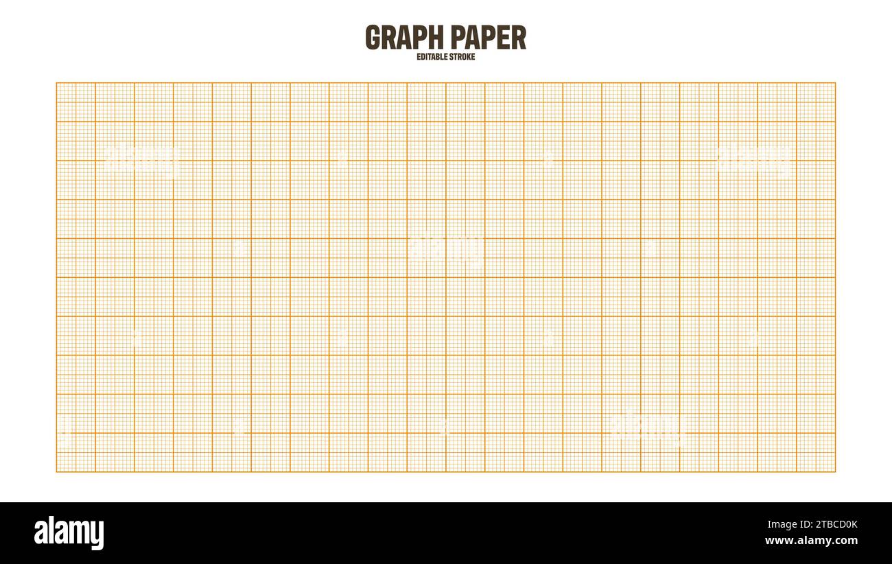 Sheet of graph paper with grid. Millimeter paper texture, geometric ...