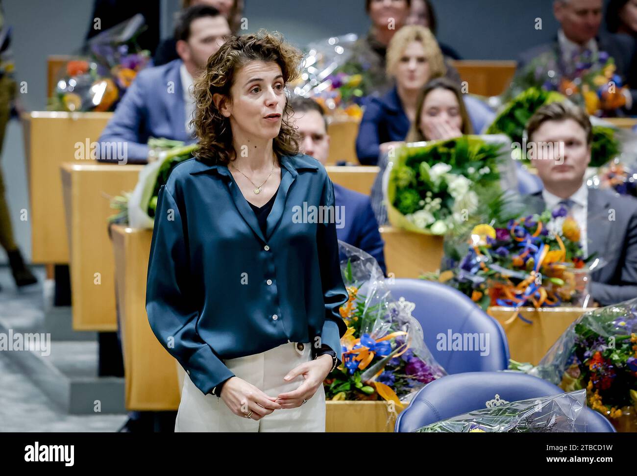 The Hague, Netherlands. 06th Dec, 2023. Sophie Hermans (VVD) takes the ...