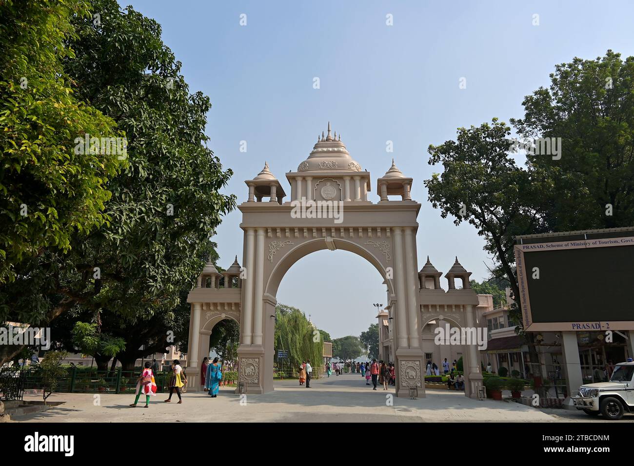 Gateway to Belur Math, HQ of the Ramakrishna Math & Mission, a popular ...