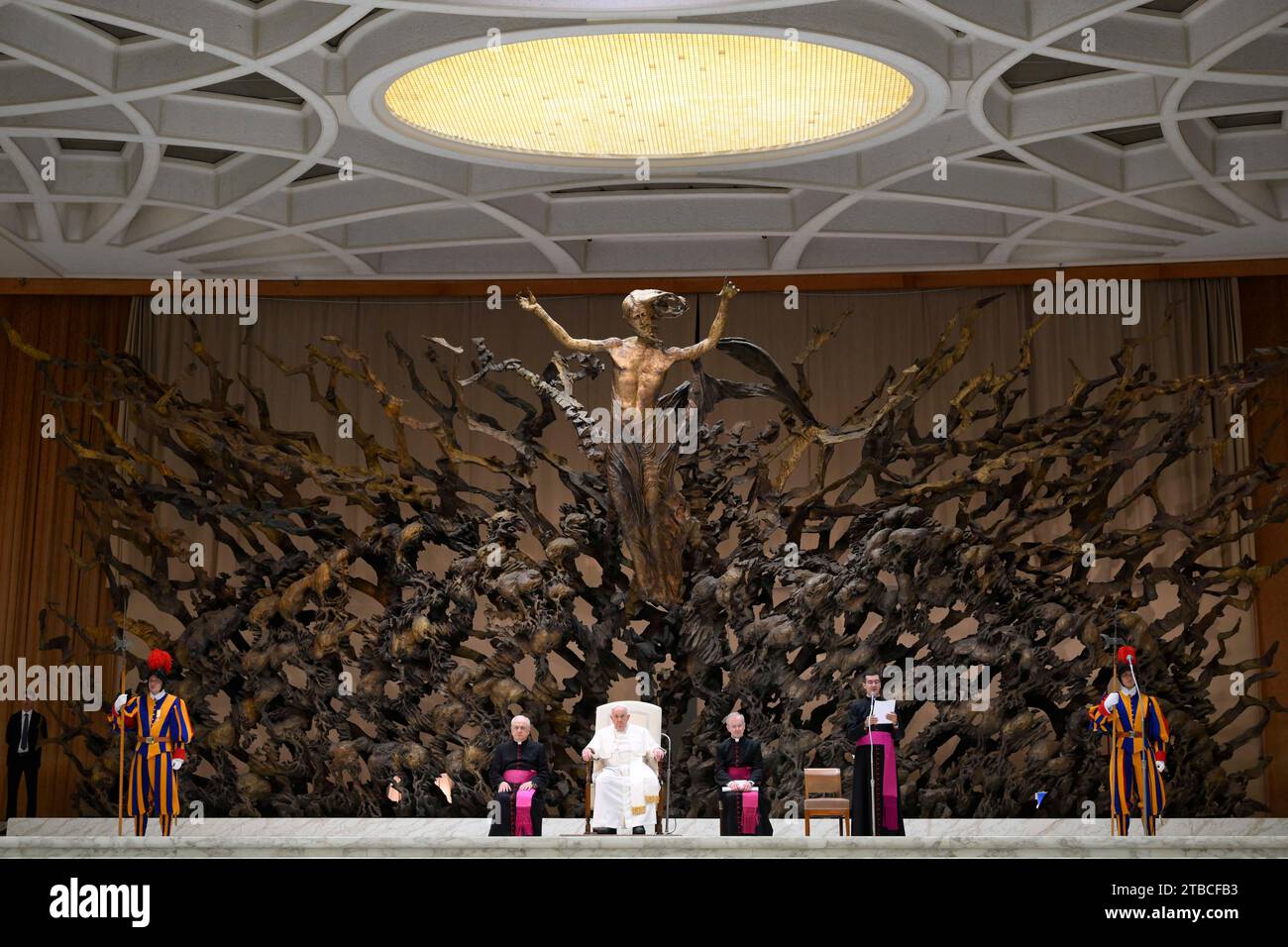 Vatican. December 6, 2023. Pope Francis holds his weekly general ...