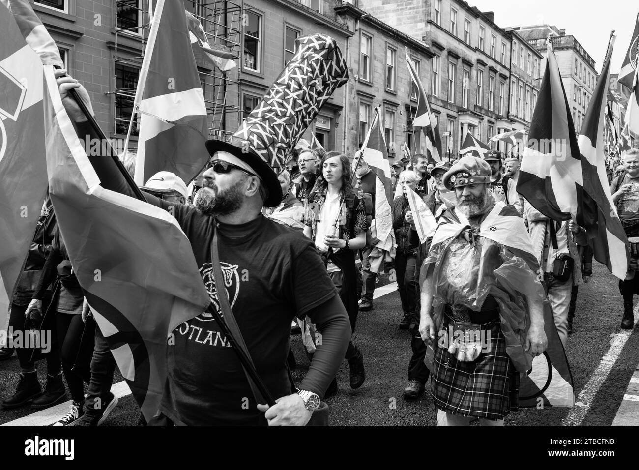 Scottish parade banners hi-res stock photography and images - Alamy