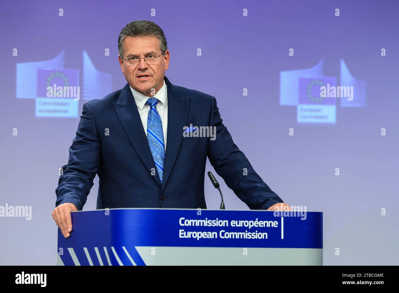 Maros sefcovic at european meeting hi-res stock photography and images ...
