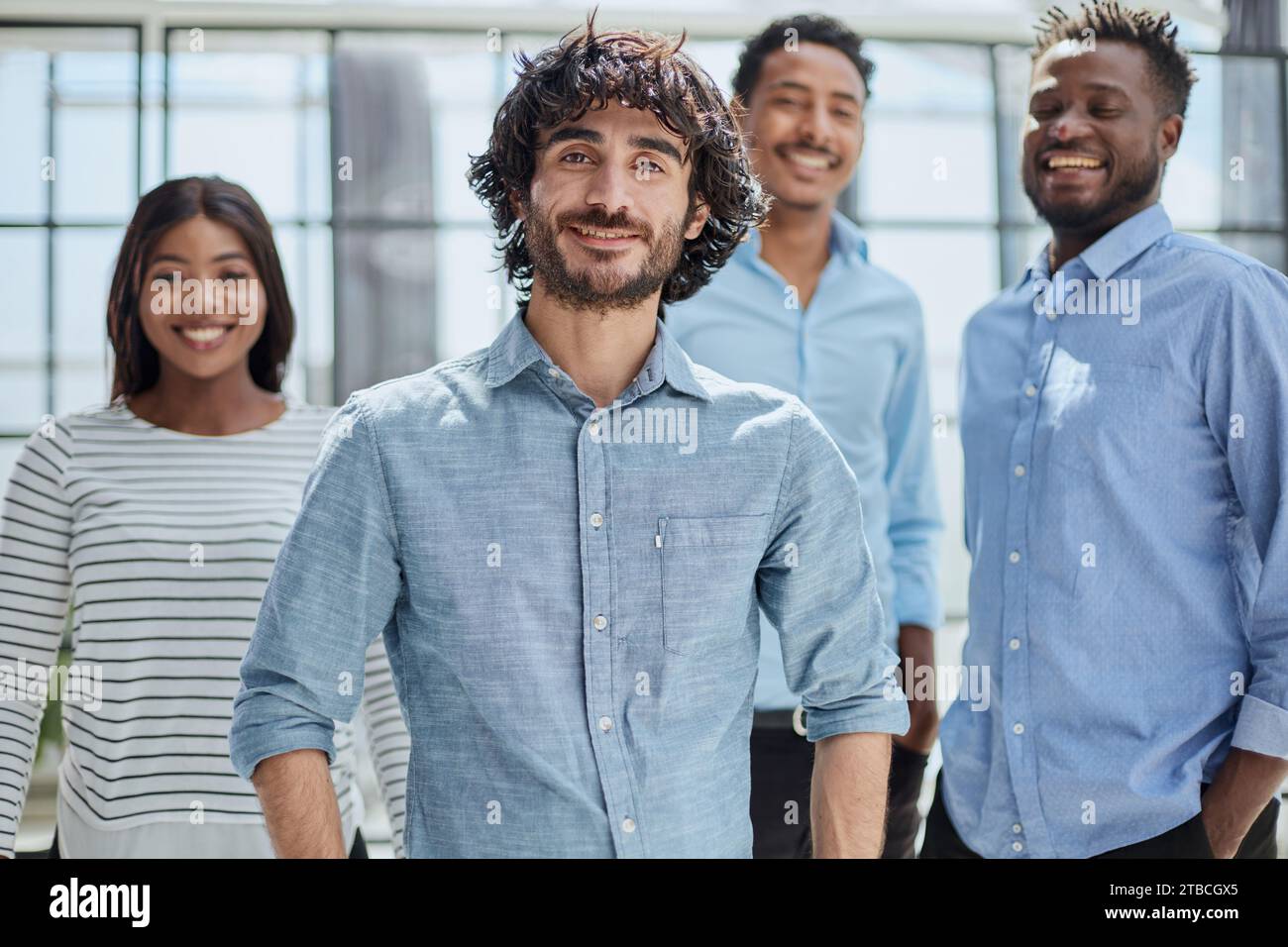 Corporate Collaboration: Professional Teamwork in Office Meeting Stock ...