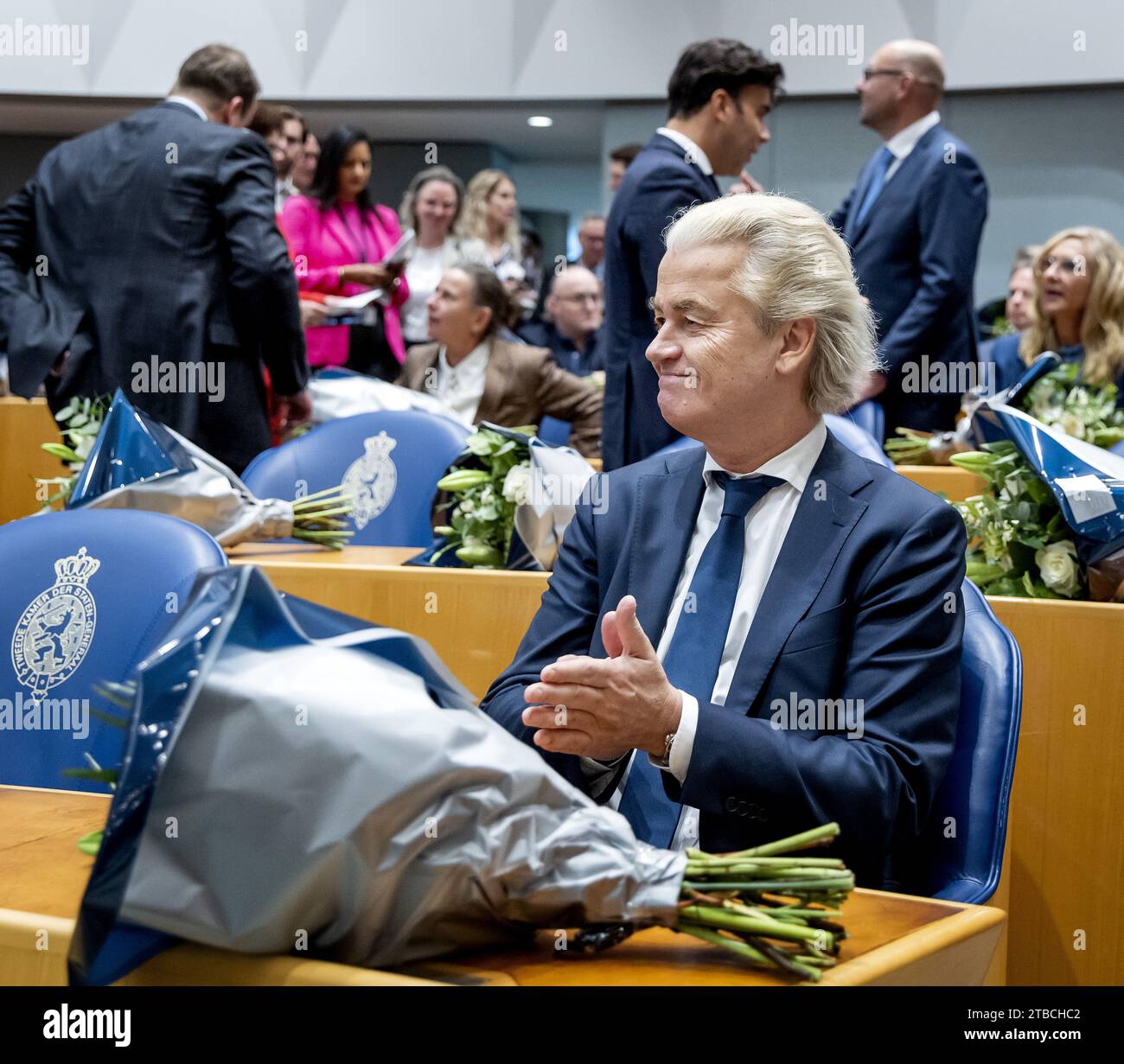 The Hague, Netherlands. 06th Dec, 2023. THE HAGUE - Geert Wilders (PVV ...