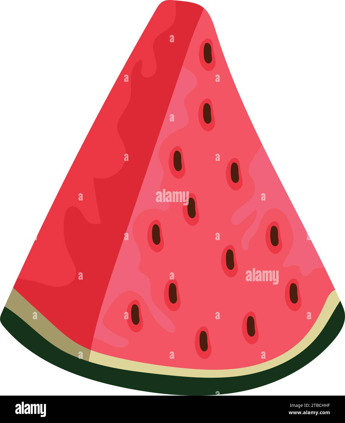 watermelon slice illustration vector isolated Stock Vector Image & Art ...