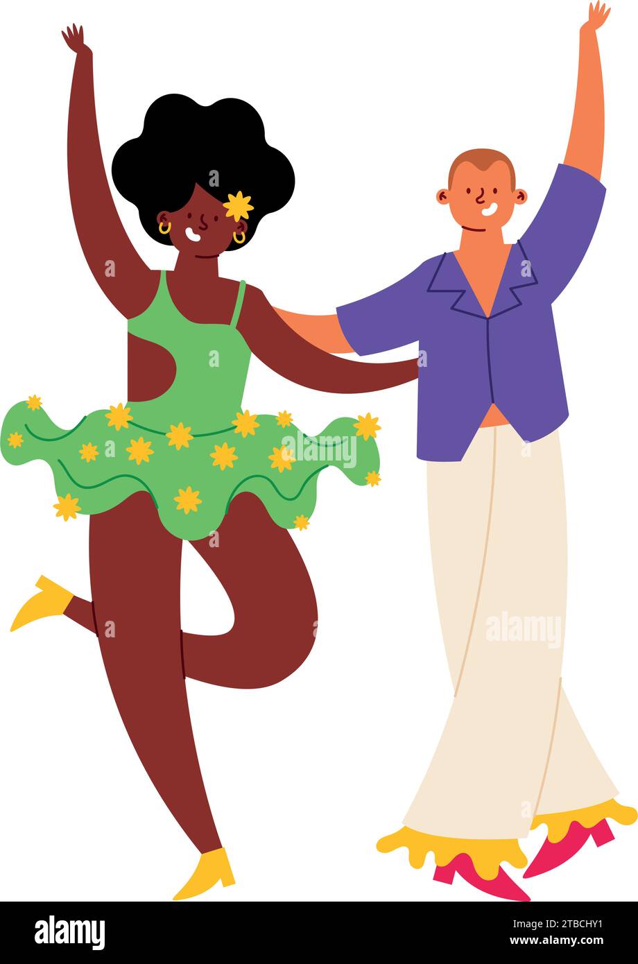 Parade dancers Cut Out Stock Images & Pictures - Alamy