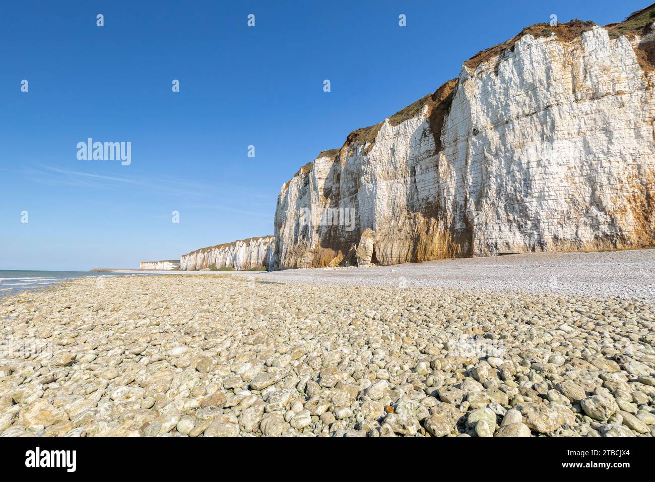 Ville du Veulettes-sur-Mer, Seine-Maritime, Haute-Normandie, France ...
