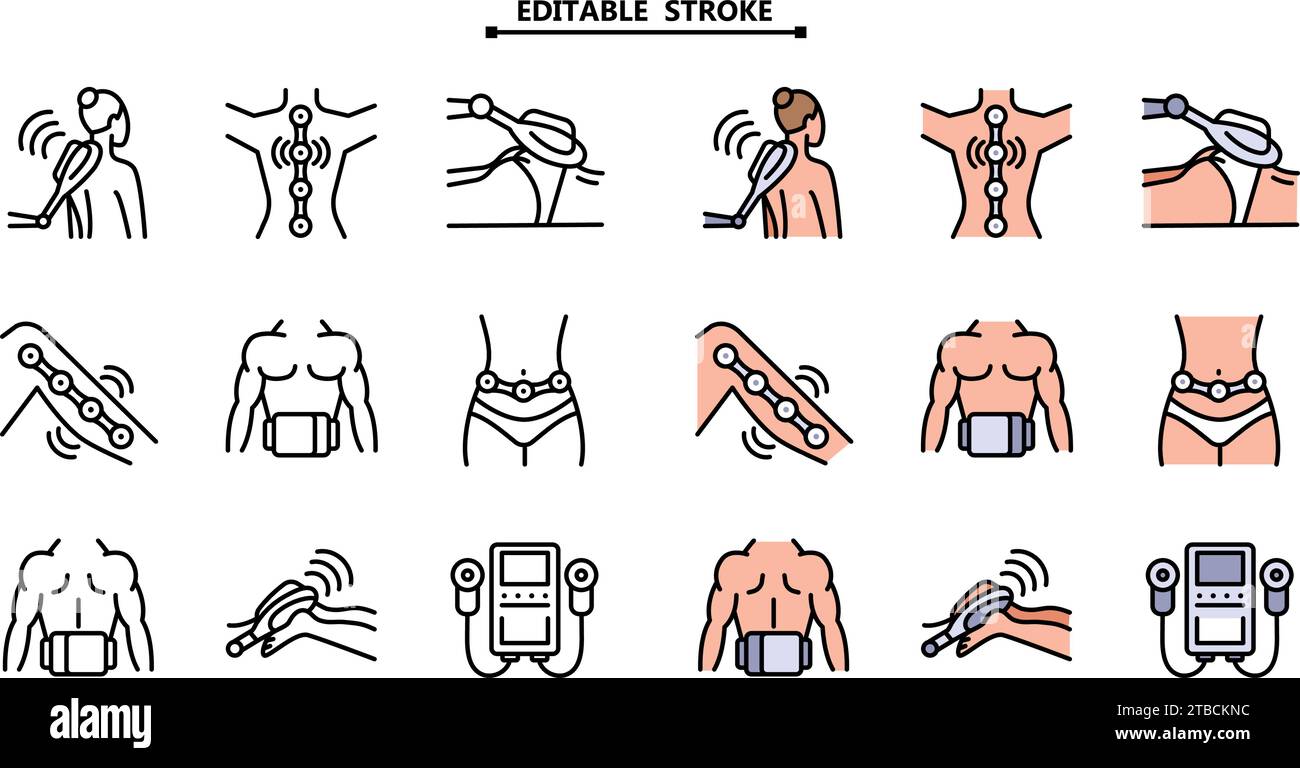 Physiotherapy equipment physical therapy hand Stock Vector Images - Alamy