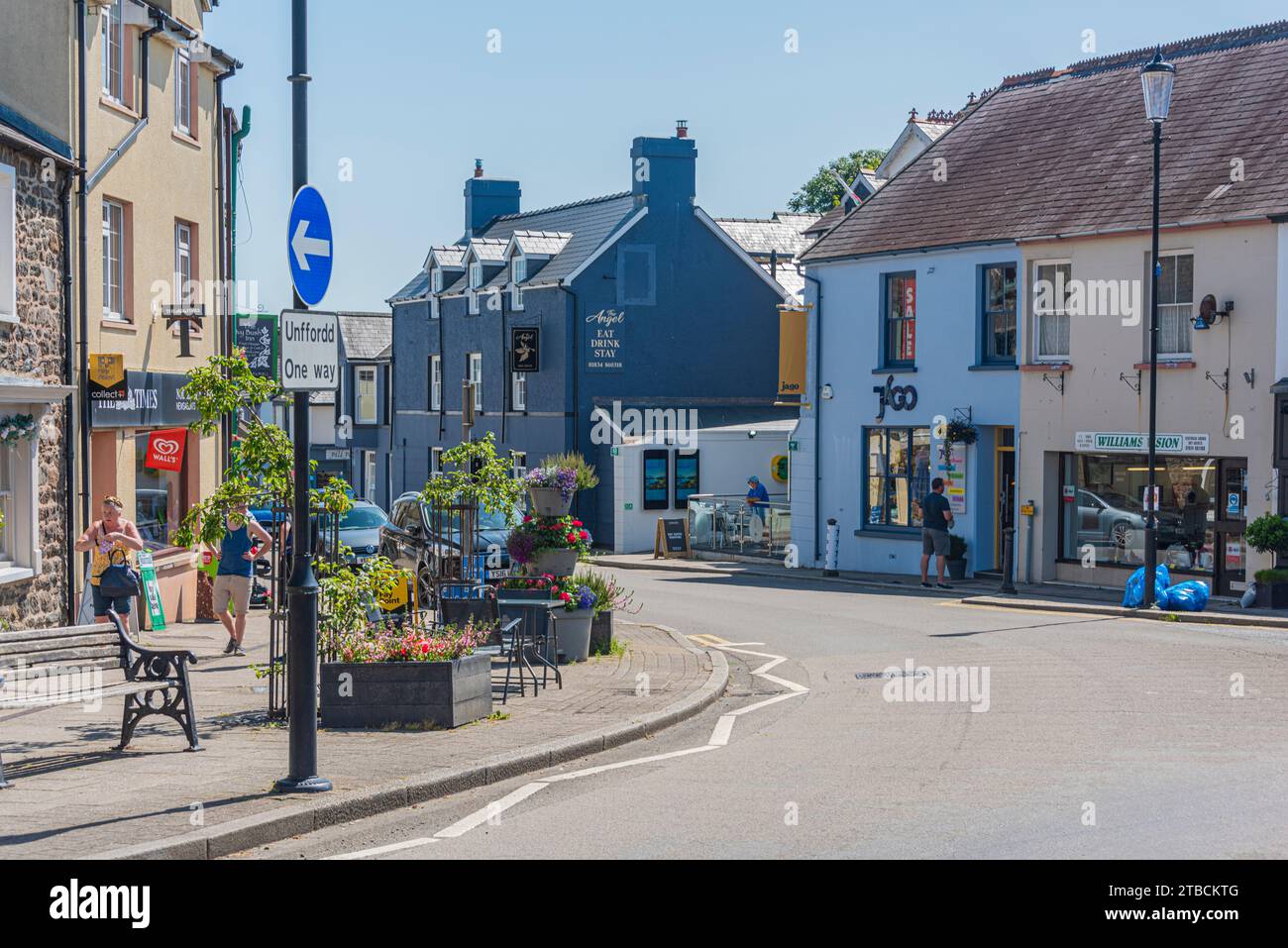 Sights around Narberth town centre, the gorgeous little market town in ...